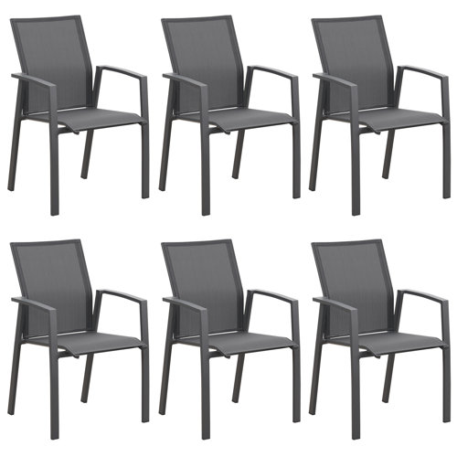 Stackable Patio Dining Chairs You'll Love | Wayfair