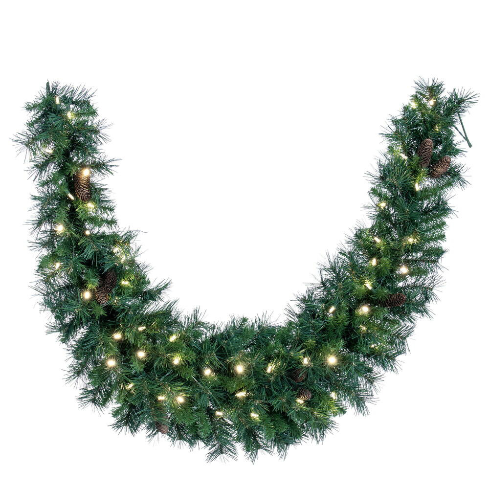 The Twillery Co.® Nauman 6' Artificial Christmas Swag Garland With 50 ...