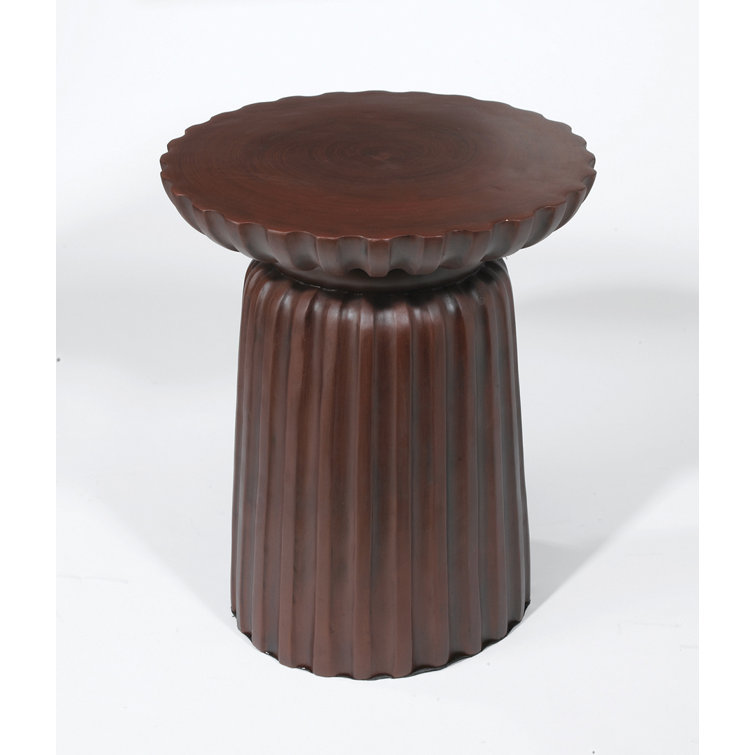 World Menagerie Bineau Pedestal End Table & Reviews | Wayfair