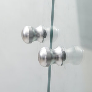 Abrahams Glass Display Cabinet with Mirrored Back Panel, Glass Display ...