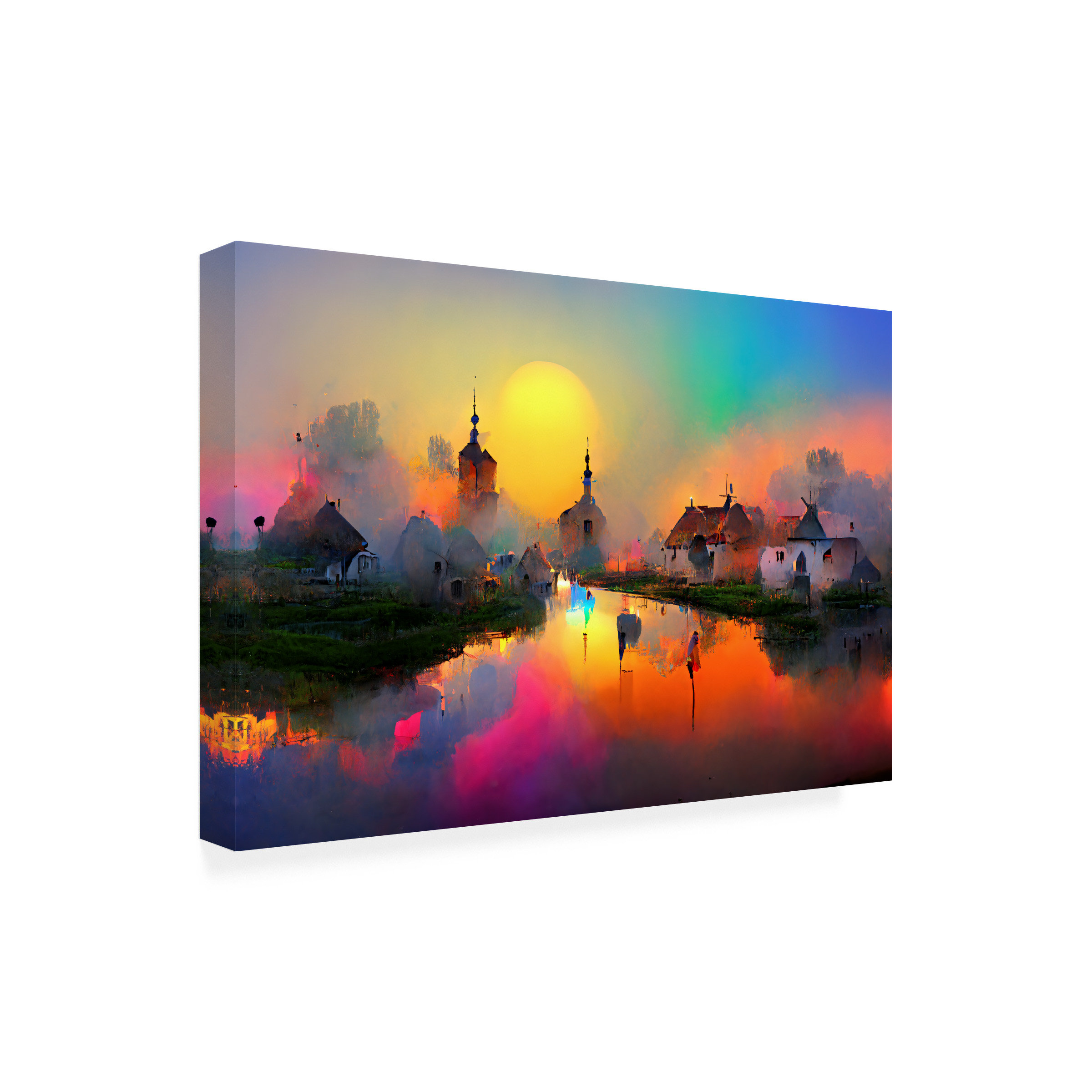 Winston Porter Naydeline Ray Heere Medieval Landscapes 1 Canvas Art ...