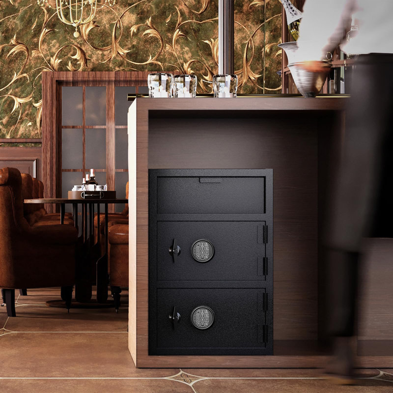 Kaer 9.5Cuft Large Safe,Drop Safe Fireproof, Depository Safe With Drop ...