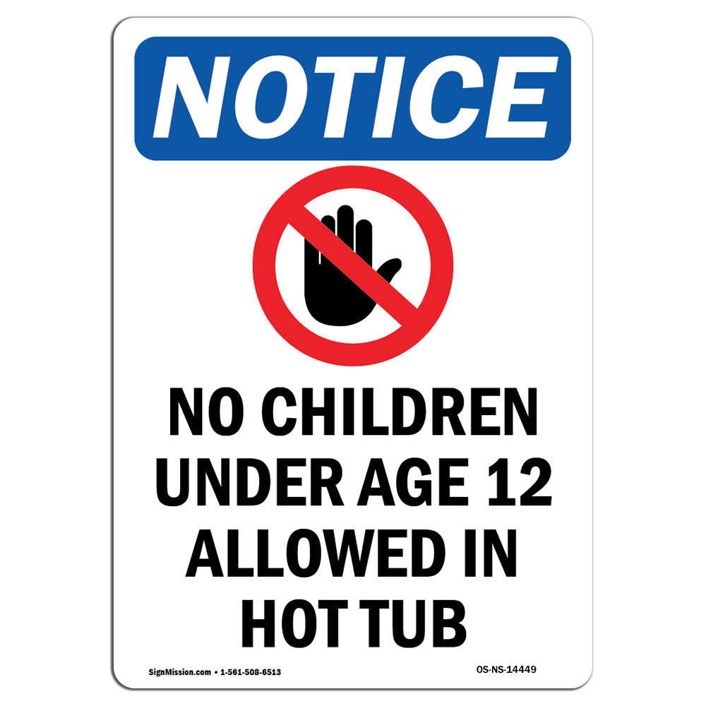 SignMission No Children Under Sign with Symbol | Wayfair