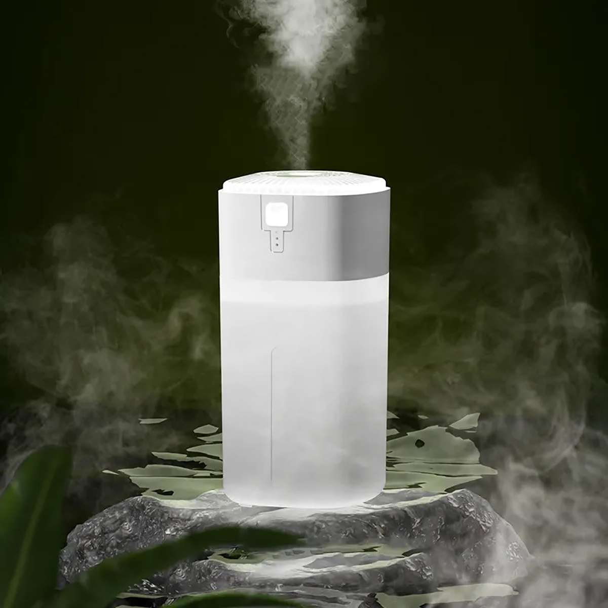 Gustave 0.1 Gal. Cool Mist Ultrasonic Tabletop Humidifier 200 Sq. Ft ...