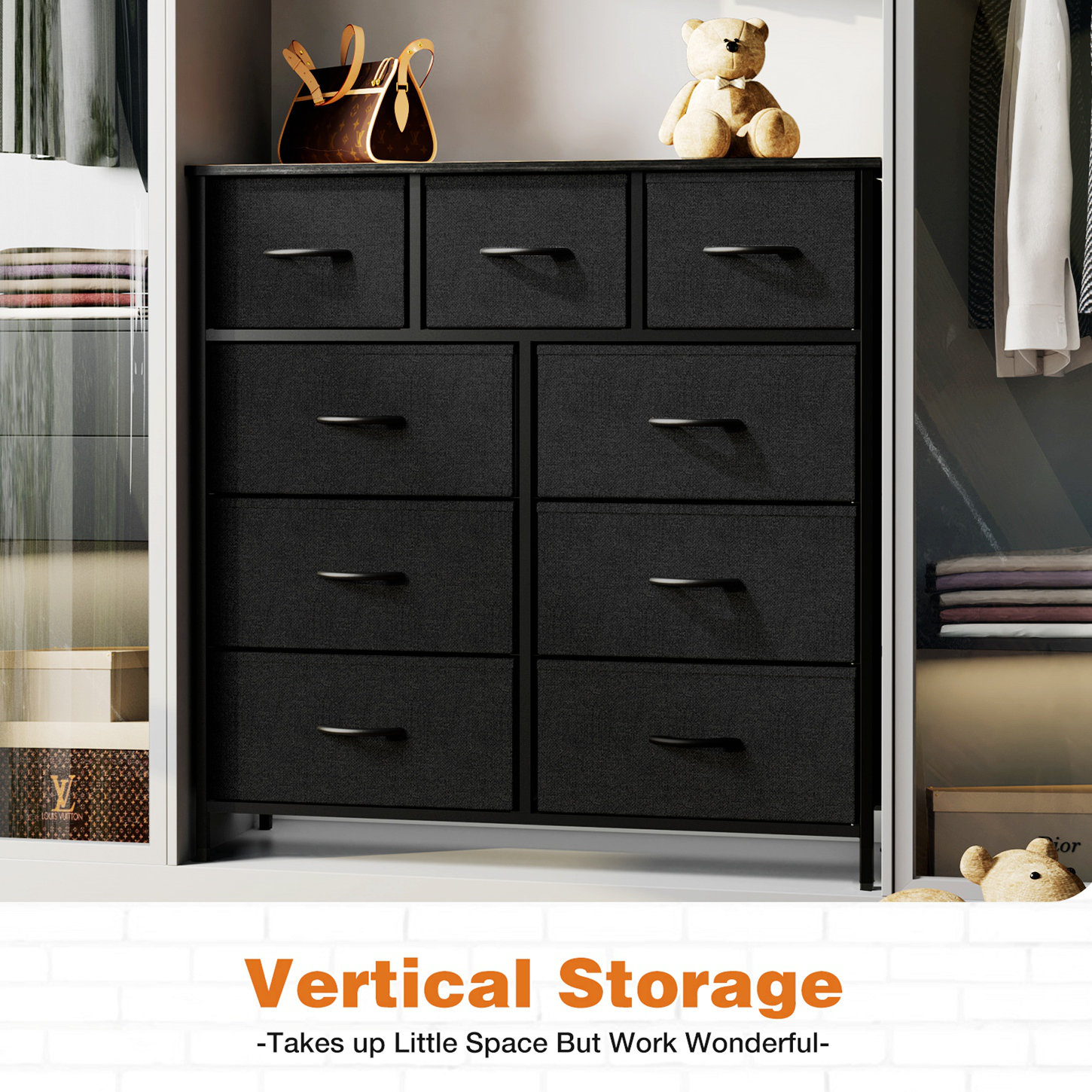 Ebern Designs Travolta 9 Drawer Storage Drawer | Wayfair