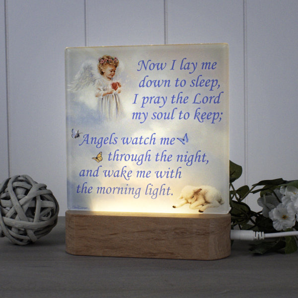 Glow Decor Bedtime Prayer Night Light | Wayfair