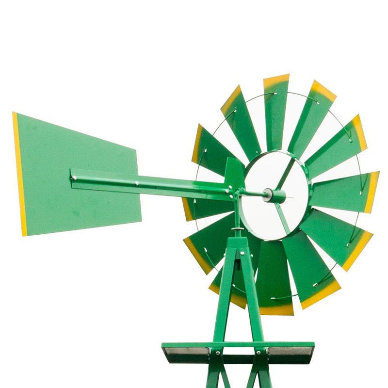 August Grove® Haghni Metal Abstract Windmill & Reviews | Wayfair