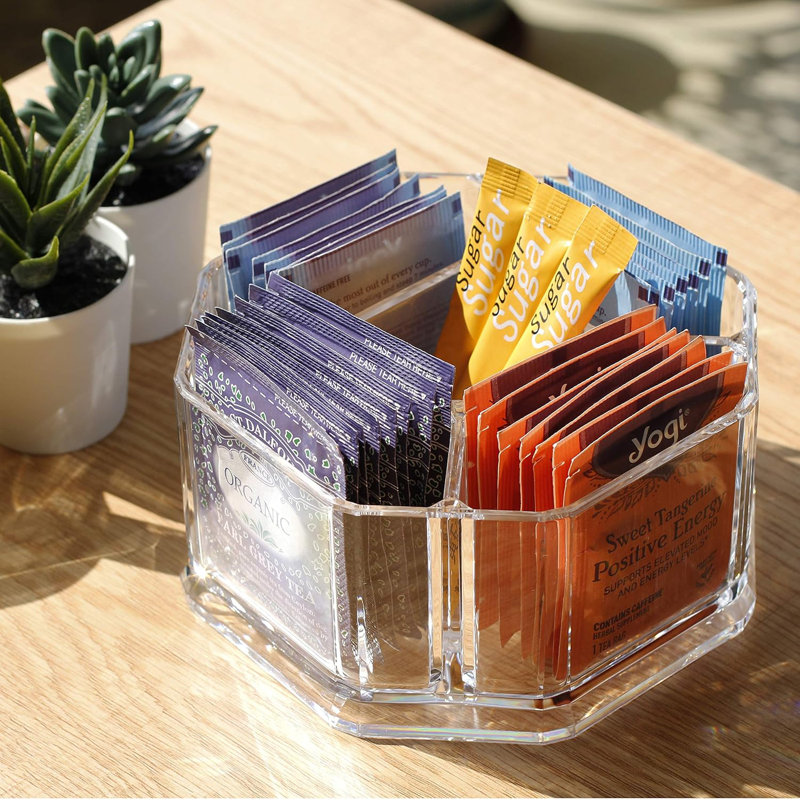 REFISM Clear Acrylic Tea Bag Holder | Wayfair