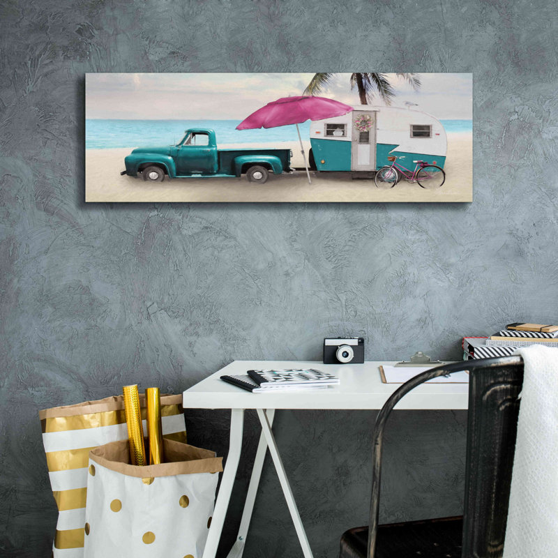 Dovecove Tioga Beach Camping With Bike by Lori Deiter | Wayfair