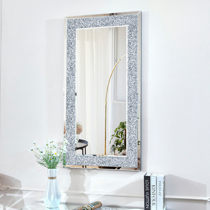 Mercer41 Mariatheresa Glass Rectangle Mirror | Wayfair