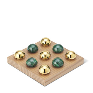 AERIN Otto Tic Tac Toe Set | Perigold