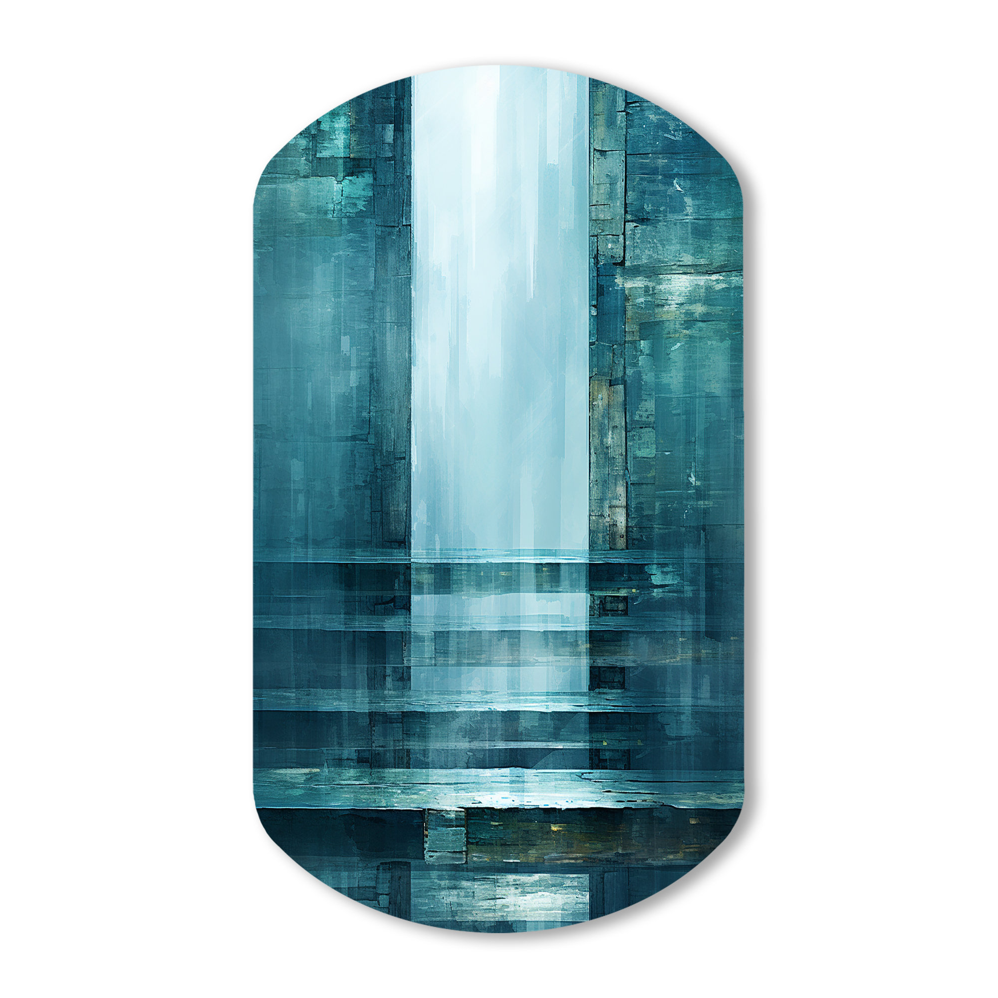 Ivy Bronx Door To The Other Side Turquoise Riverside I - Abstract ...