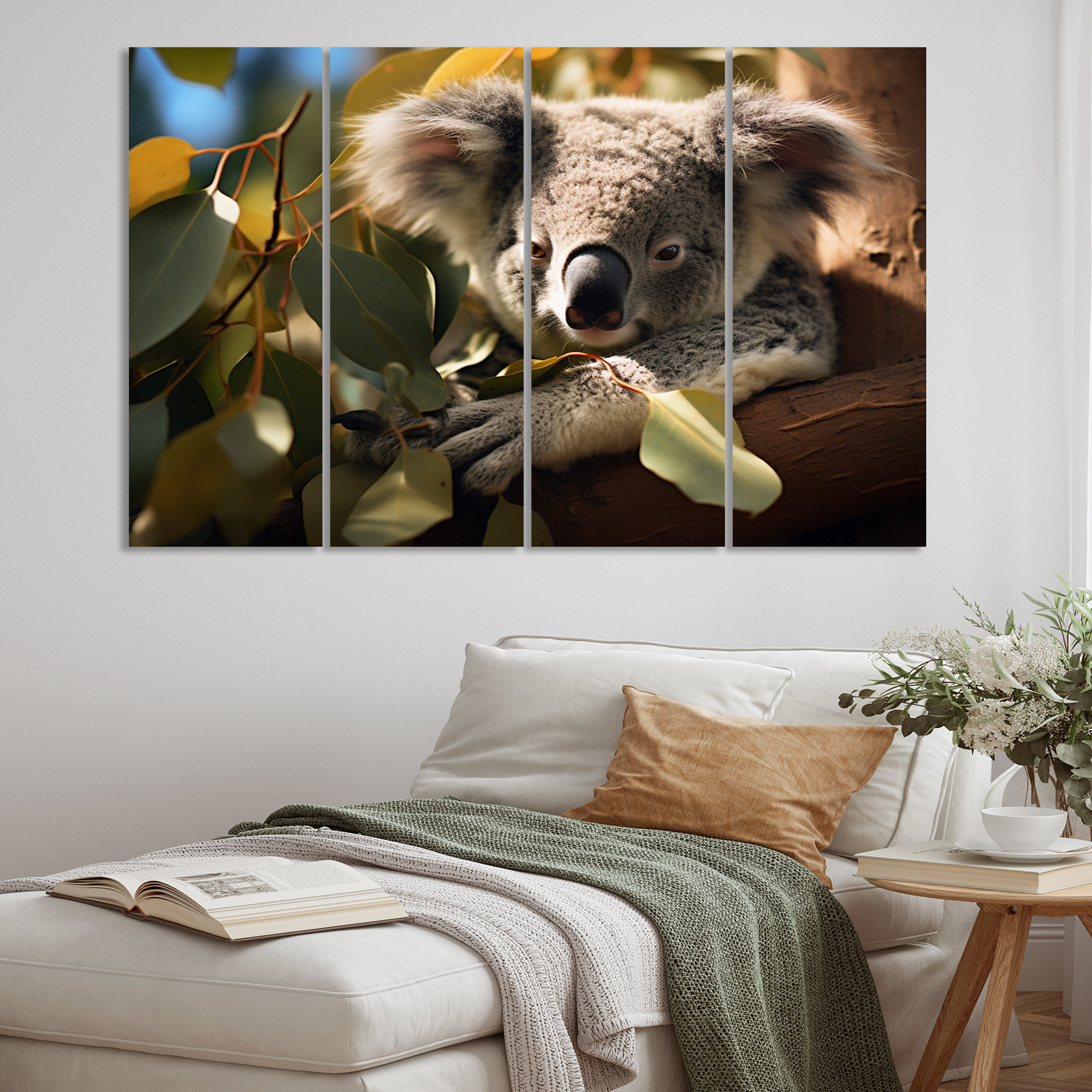 Ebern Designs Australia Koala Haven II - Animals Metal Wall Art Set | Wayfair