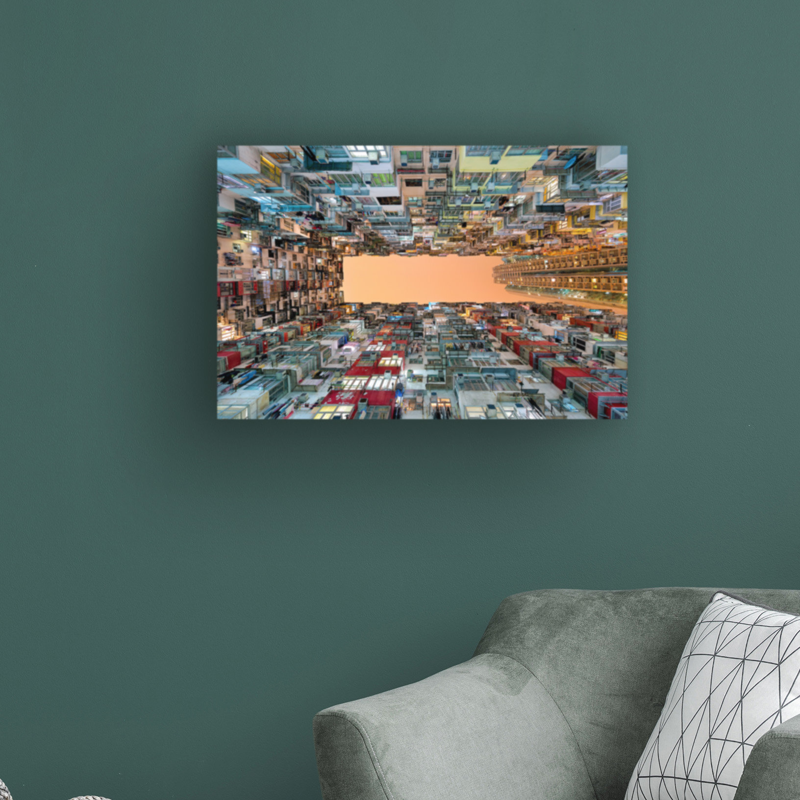 Ebern Designs Crowded Spaces by Gerald Macua - Wrapped Canvas ...