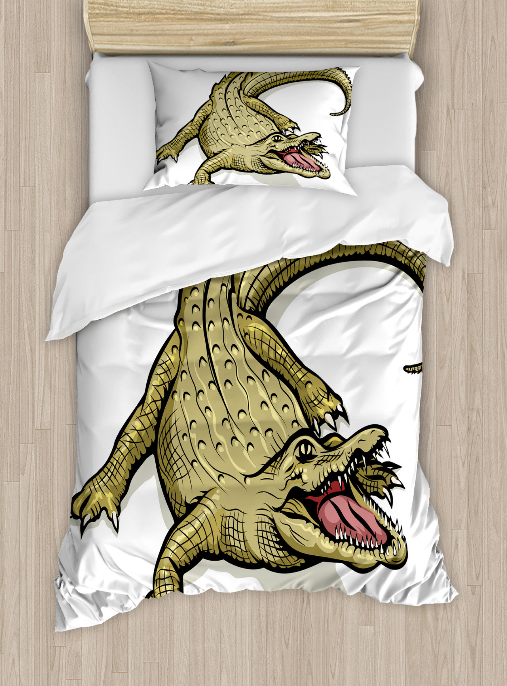 Ambesonne Reptile Duvet Cover Set | Wayfair