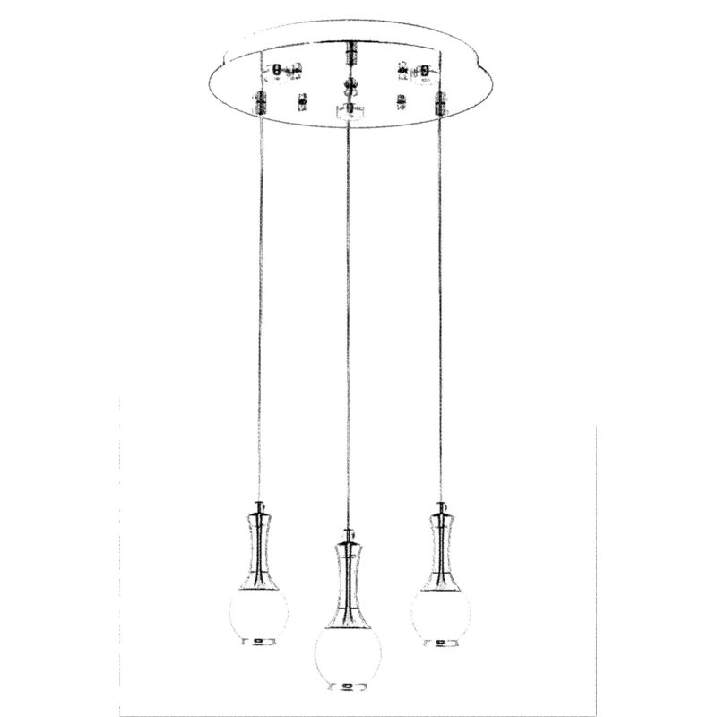 East Urban Home 3 - Light Cluster Chandelier | Wayfair