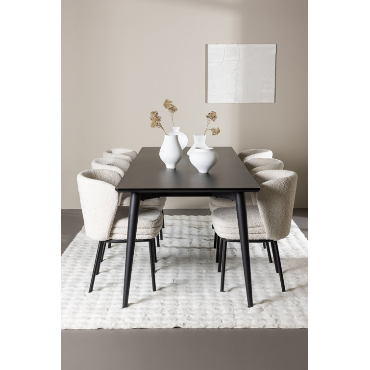 Ebern Designs Ellis Dining Table with Agnes Dining Chair | Wayfair.co.uk
