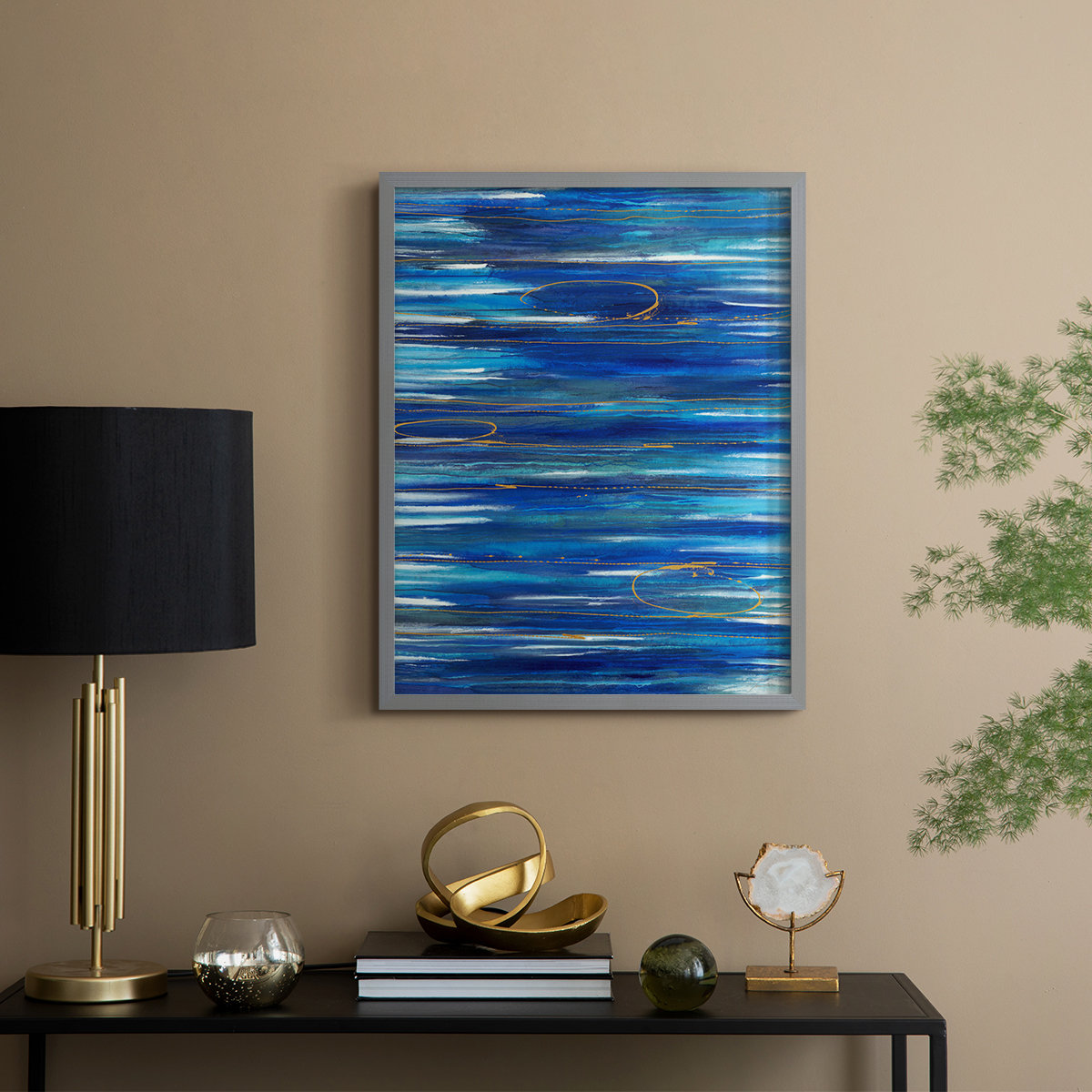 Winston Porter Waterworld Framed Print - Solid Wood | Wayfair