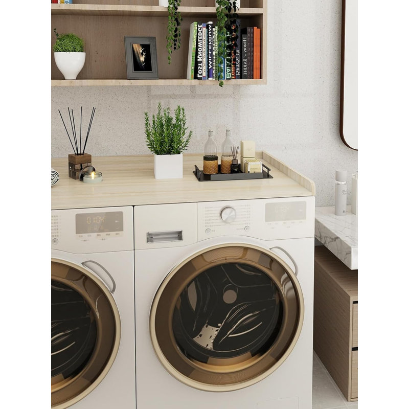 Elaine Mercure Washer Dryer Countertop, Laundry Room Organization Shelf ...