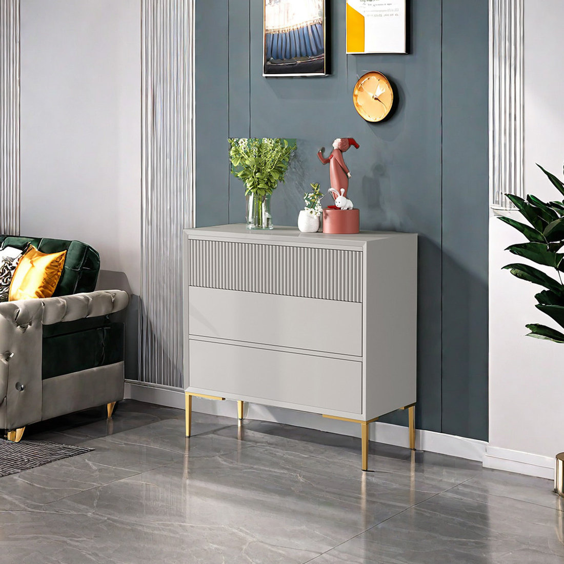 Morpho Nest Creations Simple modern drawer design accent chest. | Wayfair