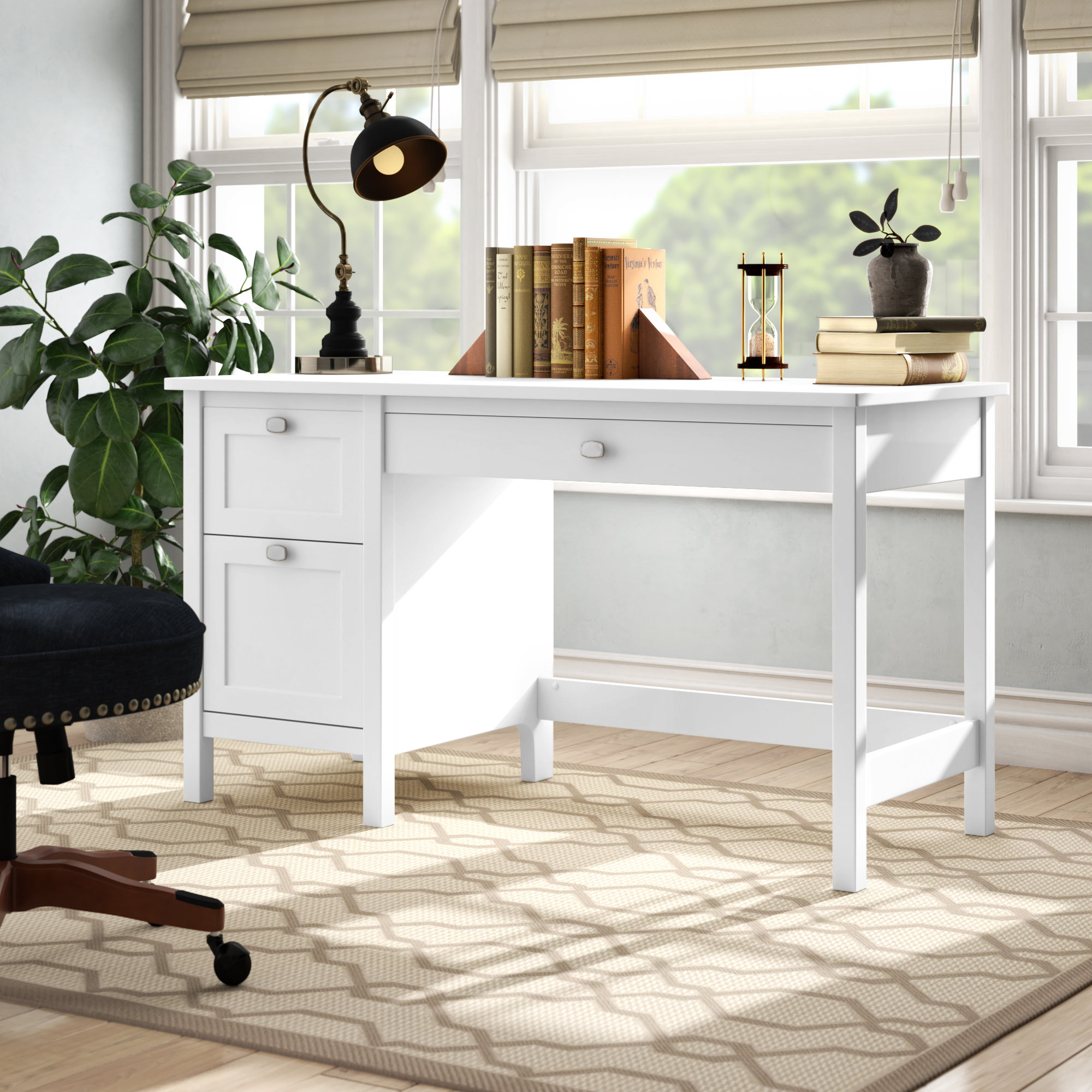 Inbox Zero Ovia Desk & Reviews | Wayfair