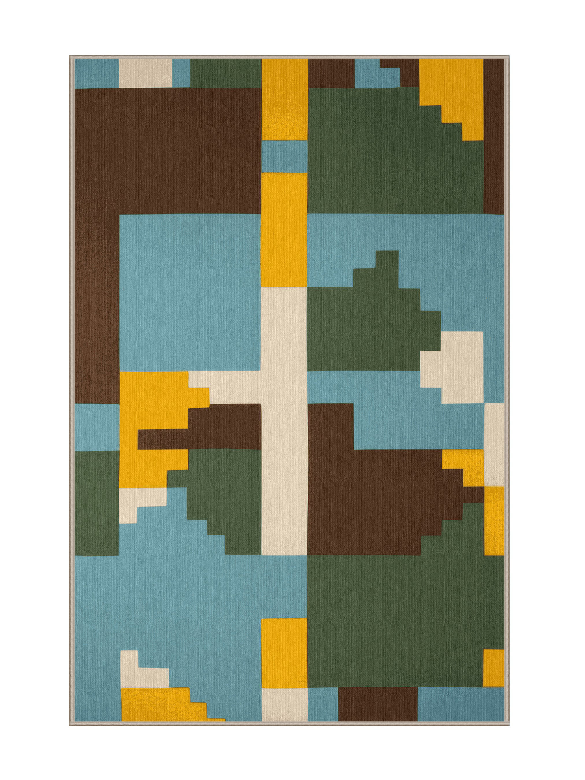 Ebern Designs Blocky Horizons Rug | Wayfair