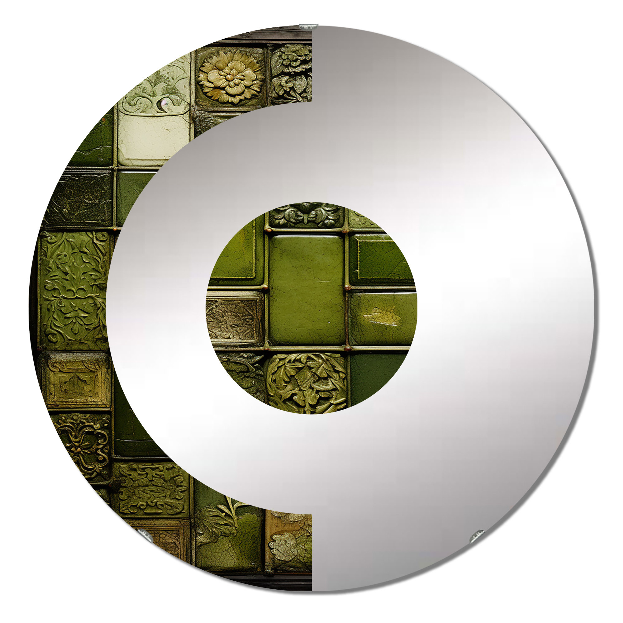 East Urban Home Derelle - Half Circle Wall Mirror | Wayfair