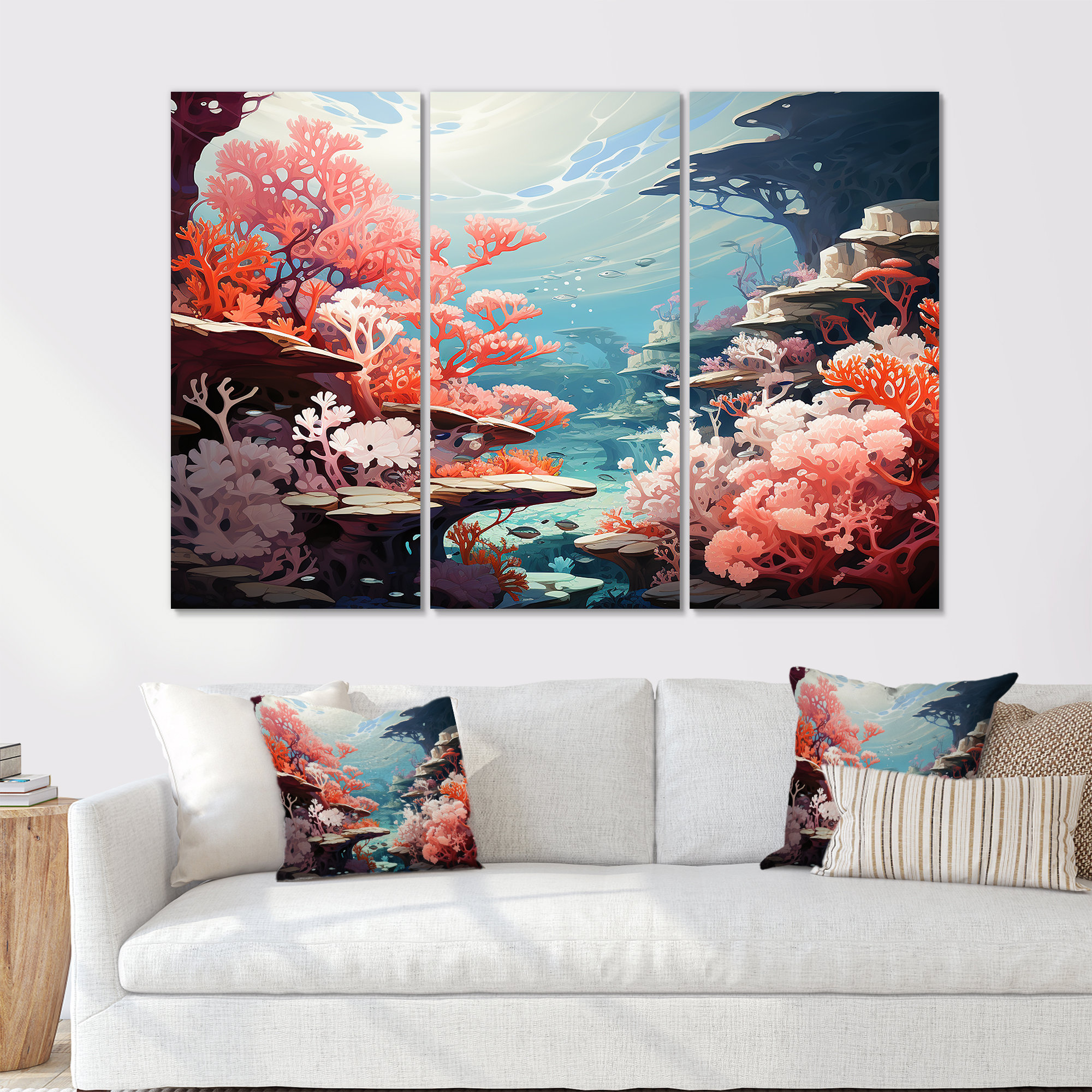 Dovecove Aqua Serenade Under Water Corail IV - Coastal Coral Under ...