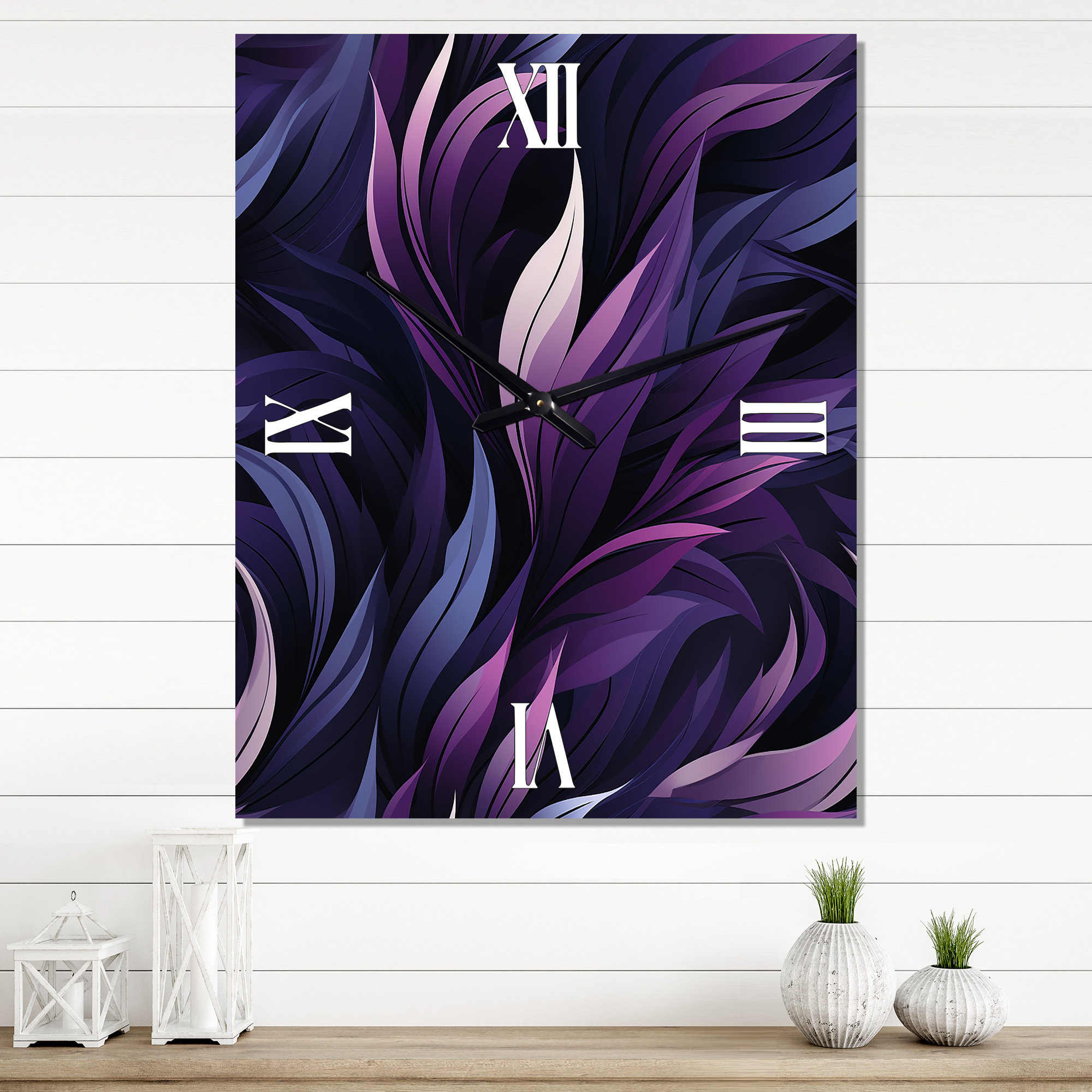 East Urban Home Jarelly - Abstract Wall Clock | Wayfair