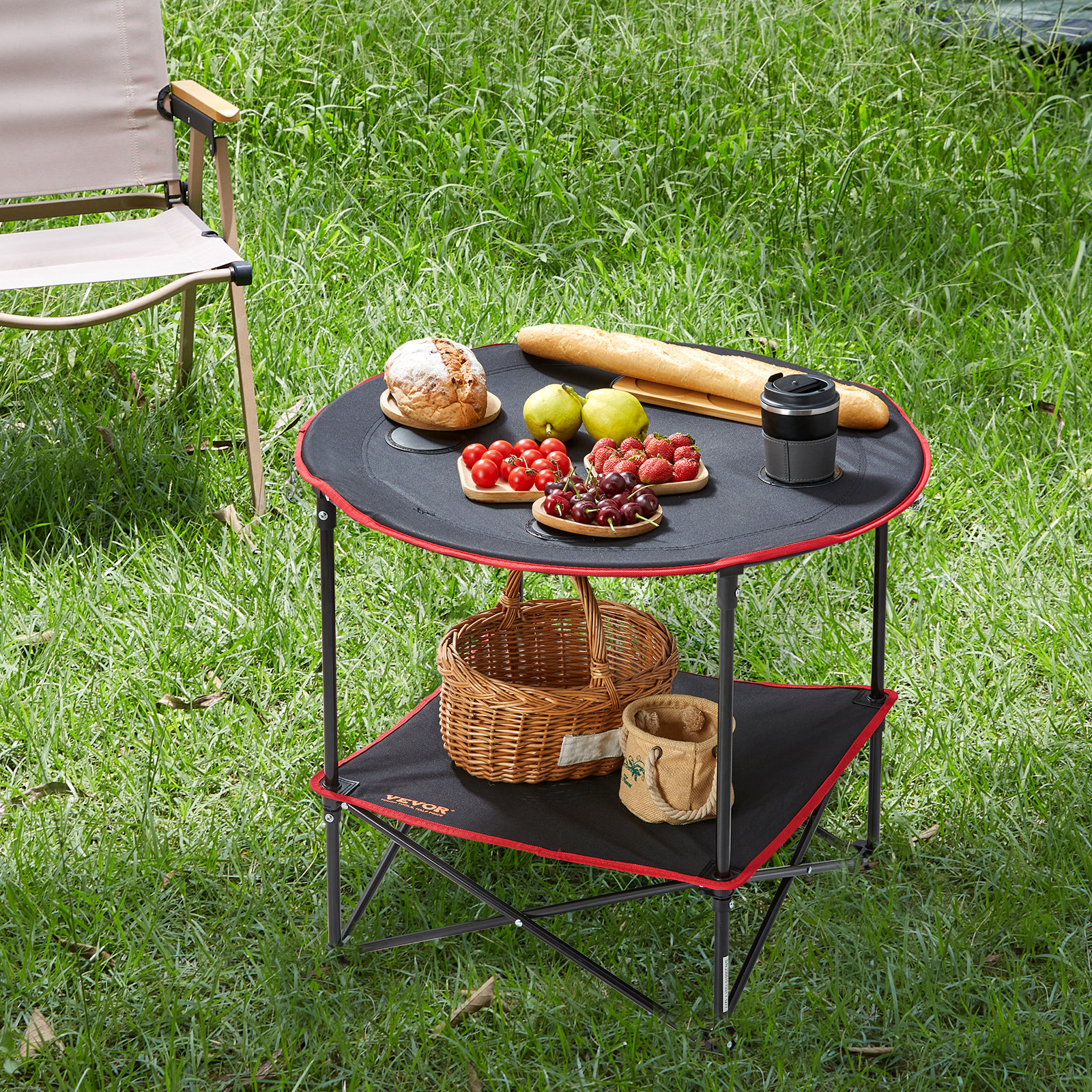 Arlmont & Co. Outdoor Folding Camping Table, Oxford - Wayfair Canada