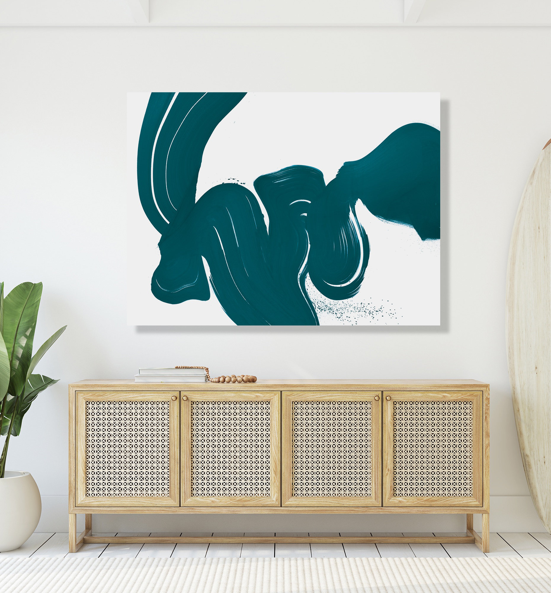 Latitude Run® Azure - Artist Enhanced Canvas Print | Wayfair