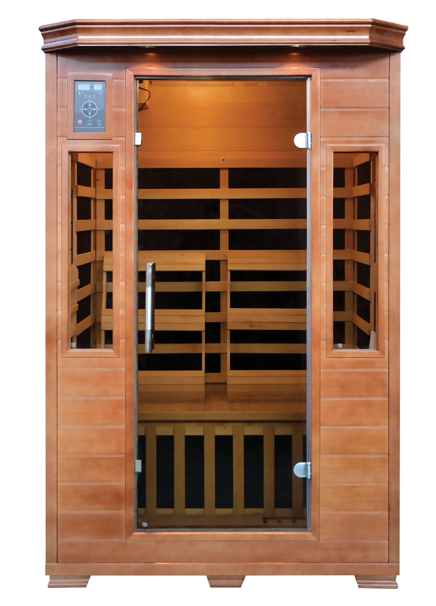 Heatwave 2-Person Hemlock Premium Infrared Sauna with 6 Carbon Heaters ...