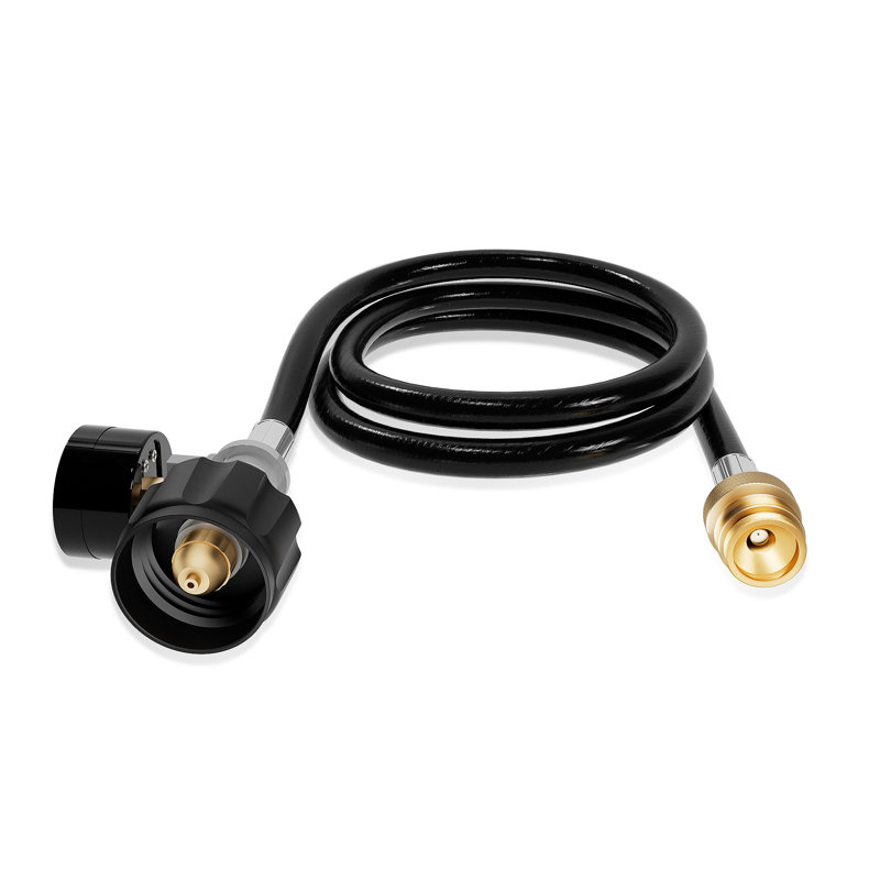 Empava Qcc1/type1 Tank Black Propane Hoses and Pressure Regulators ...
