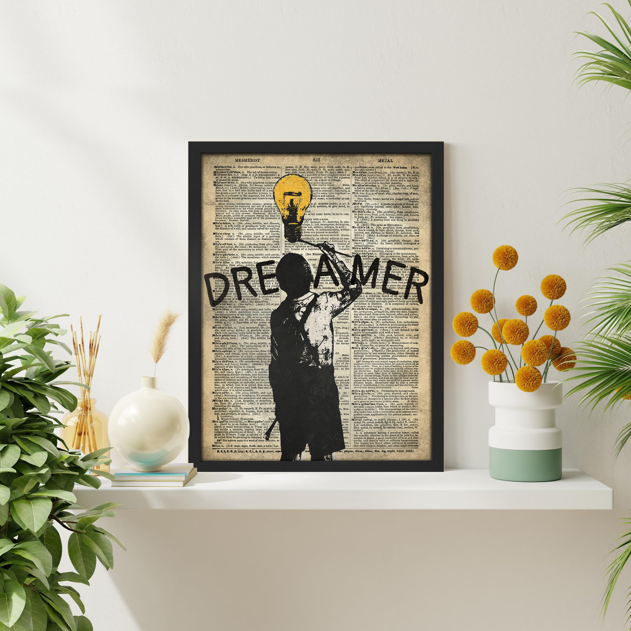 SIGNLEADER " Thinking Painter Banksy " on Paper | Wayfair