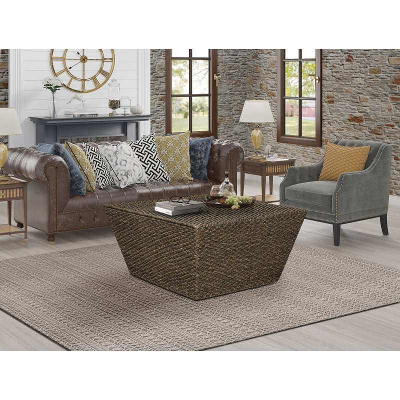 Sand & Stable™ Mar Vista Block Coffee Table & Reviews | Wayfair