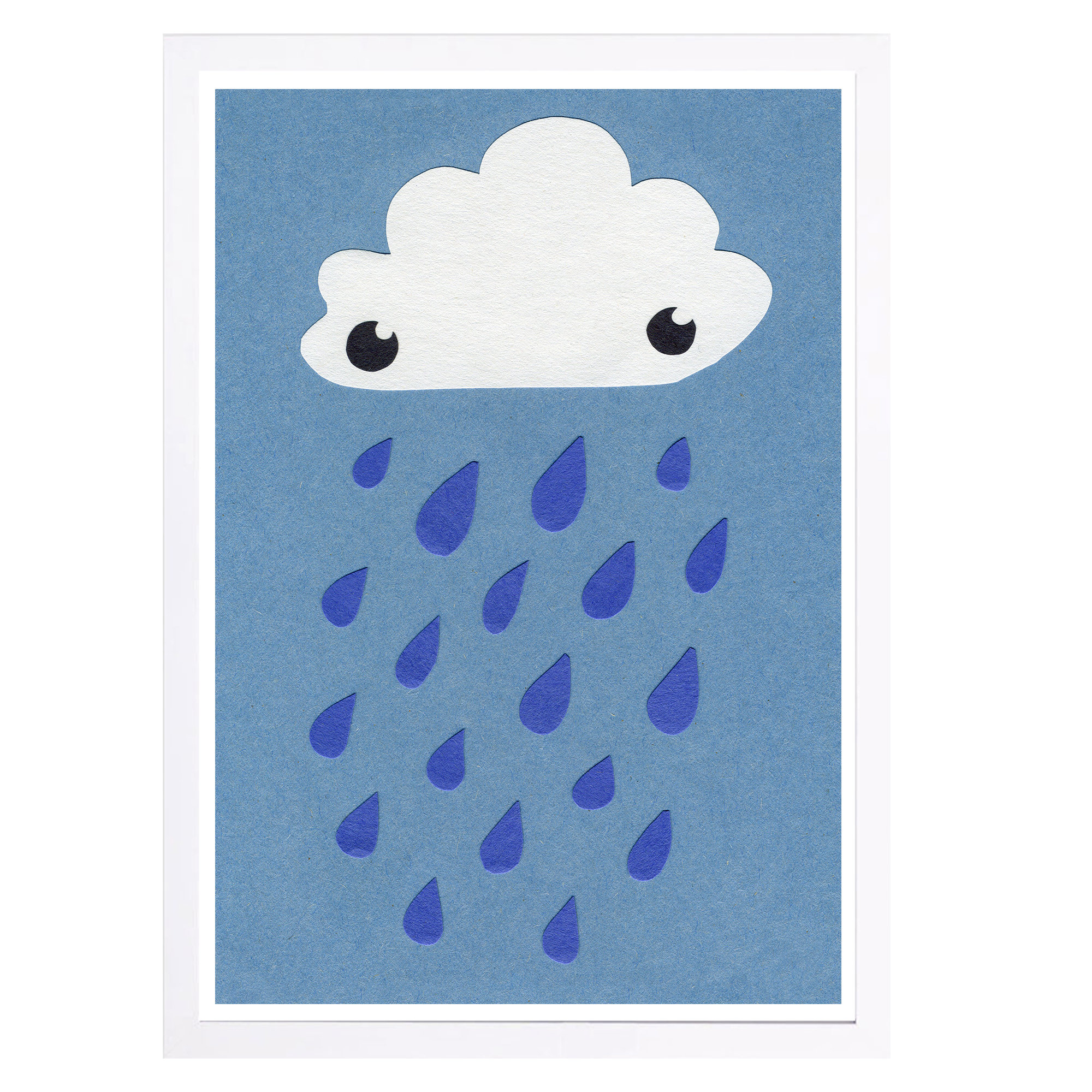 Isabelle & Max™ 'Rain' Framed Graphic Art - Wayfair Canada