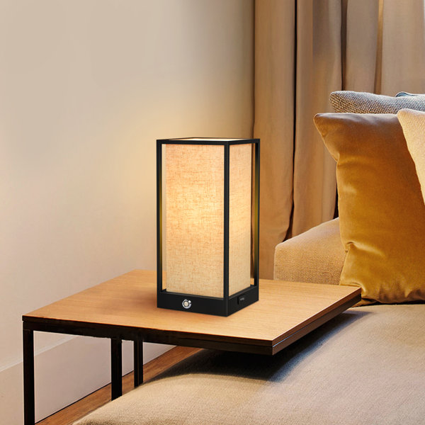 17 Stories Tanashia Metal USB Table Lamp with Touch Control (Set of 2 ...