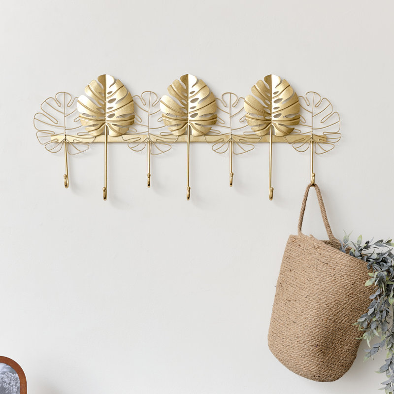 17 Stories Metal Wall 7 - Hook Coat Rack | Wayfair.co.uk