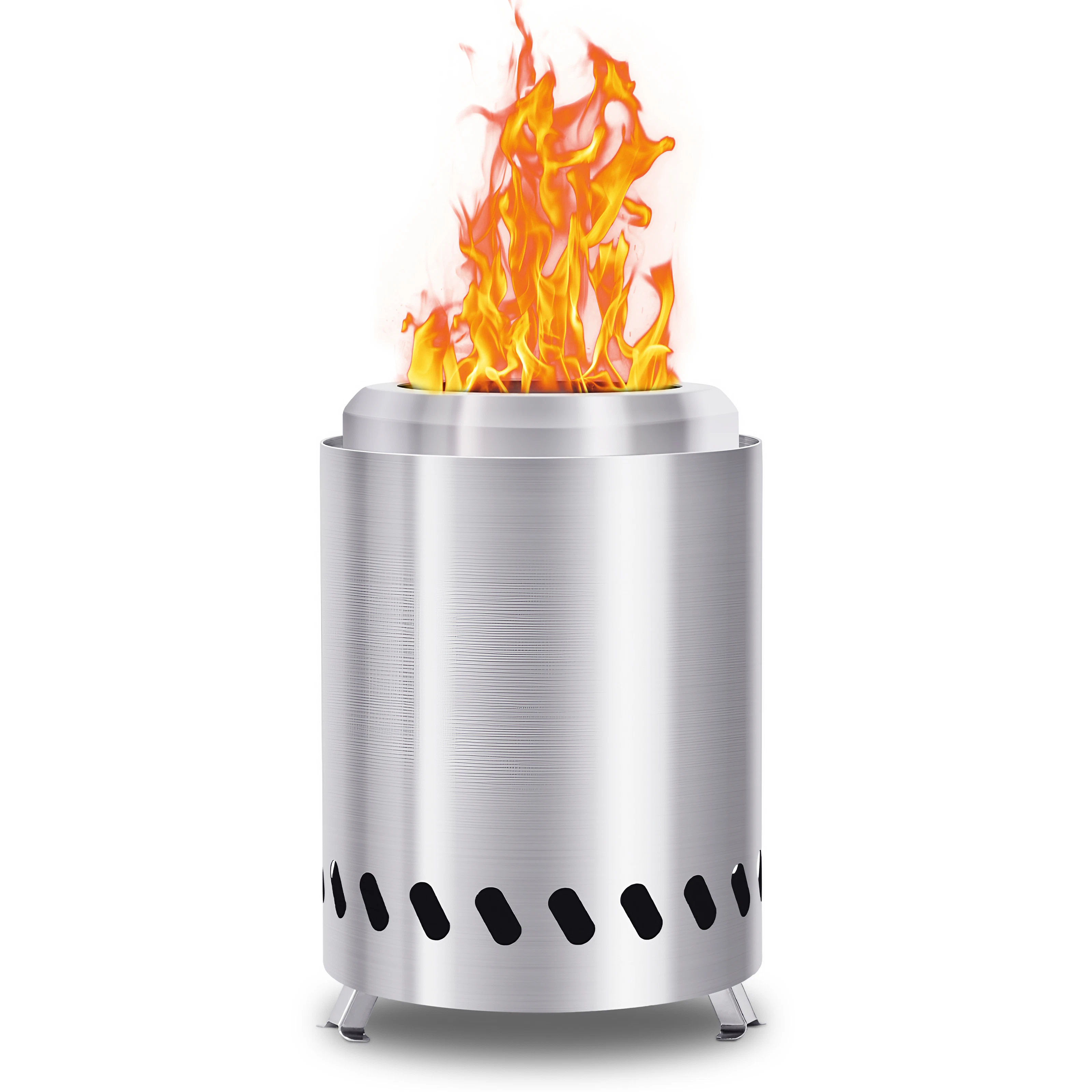 ling 5.5" Tabletop Fire Pit, Smokeless Firepit Outdoor, Mini Fire Pit ...