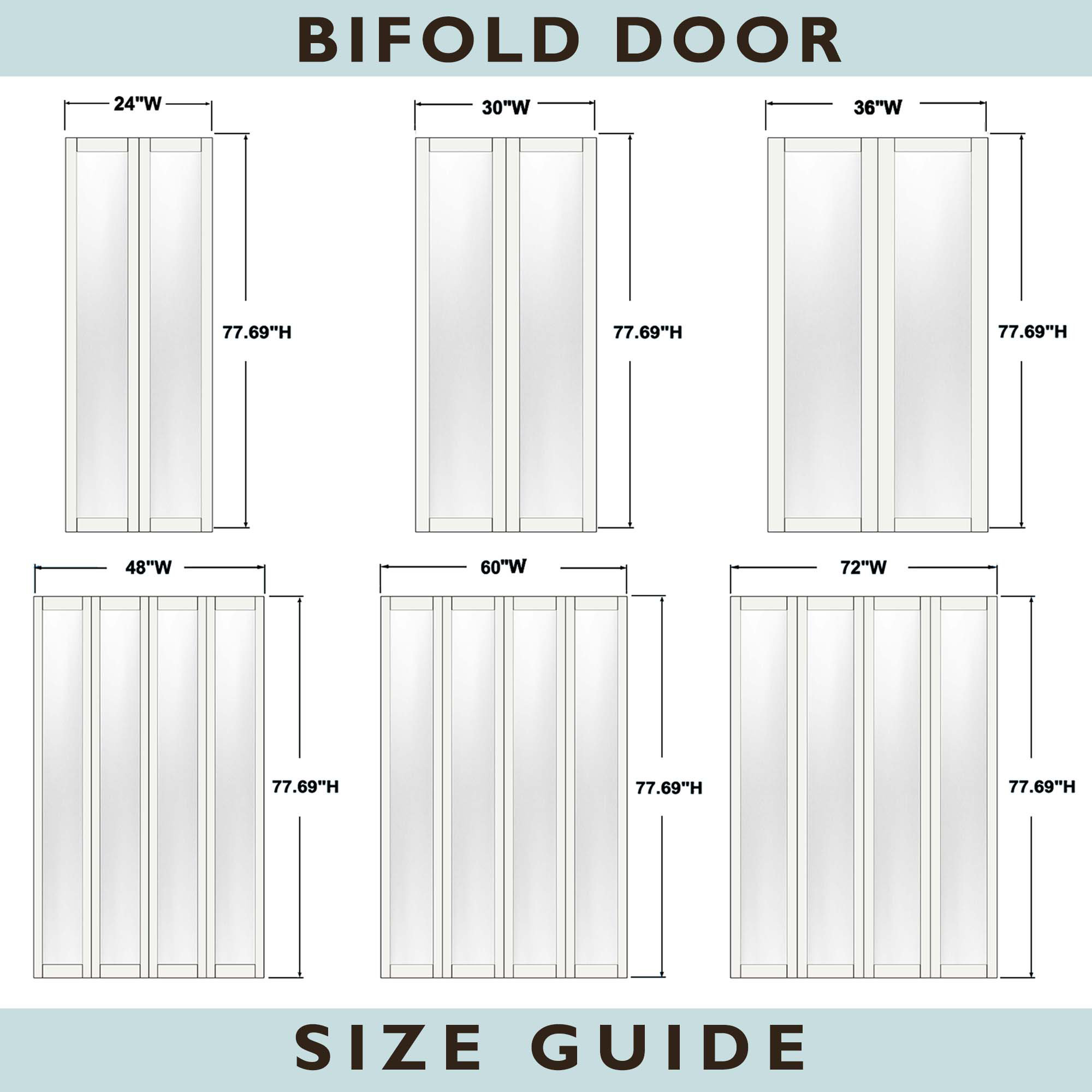 Bifold Closet Doors Dimensions
