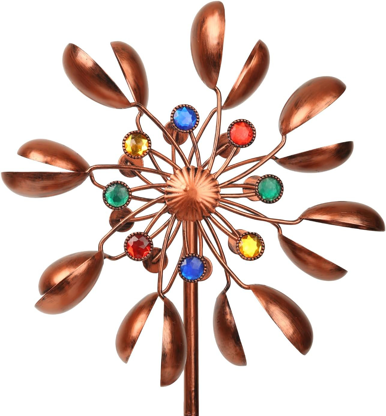 Dakota Fields 360 Degrees Swivel Kinetic Wind Spinner Double Blades 13 ...