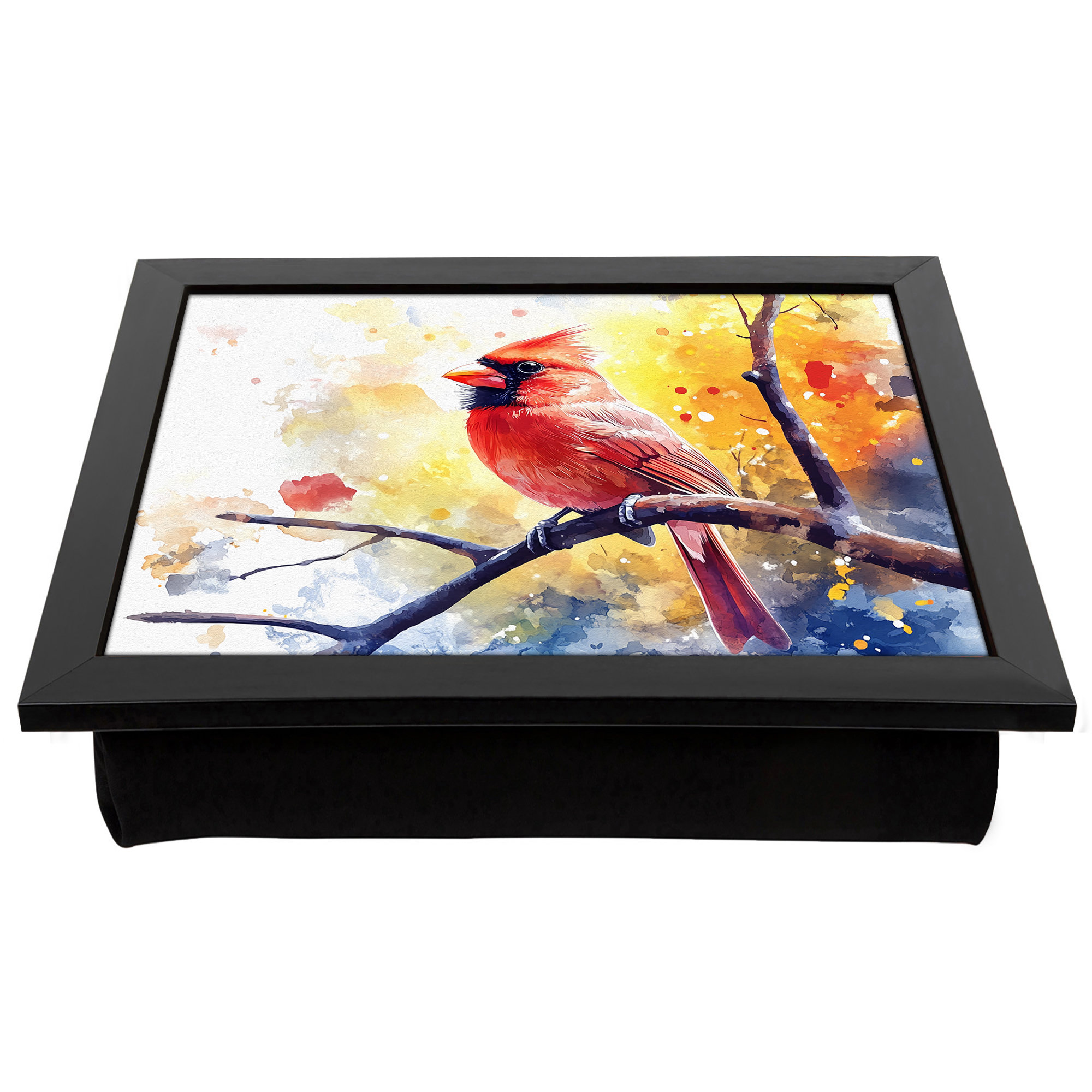 17 Stories Cardinal Bird Vol.4 Lap Tray with Cushion | Wayfair.co.uk