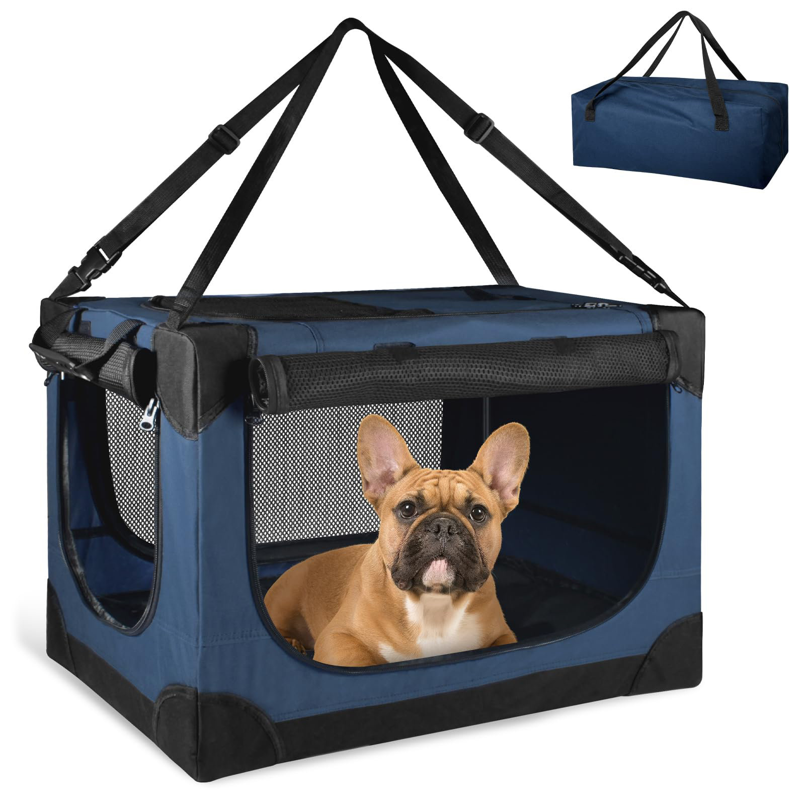 Archie & Oscar™ Soft Small Dog Crate,Portable Travel Puppy Crate For ...