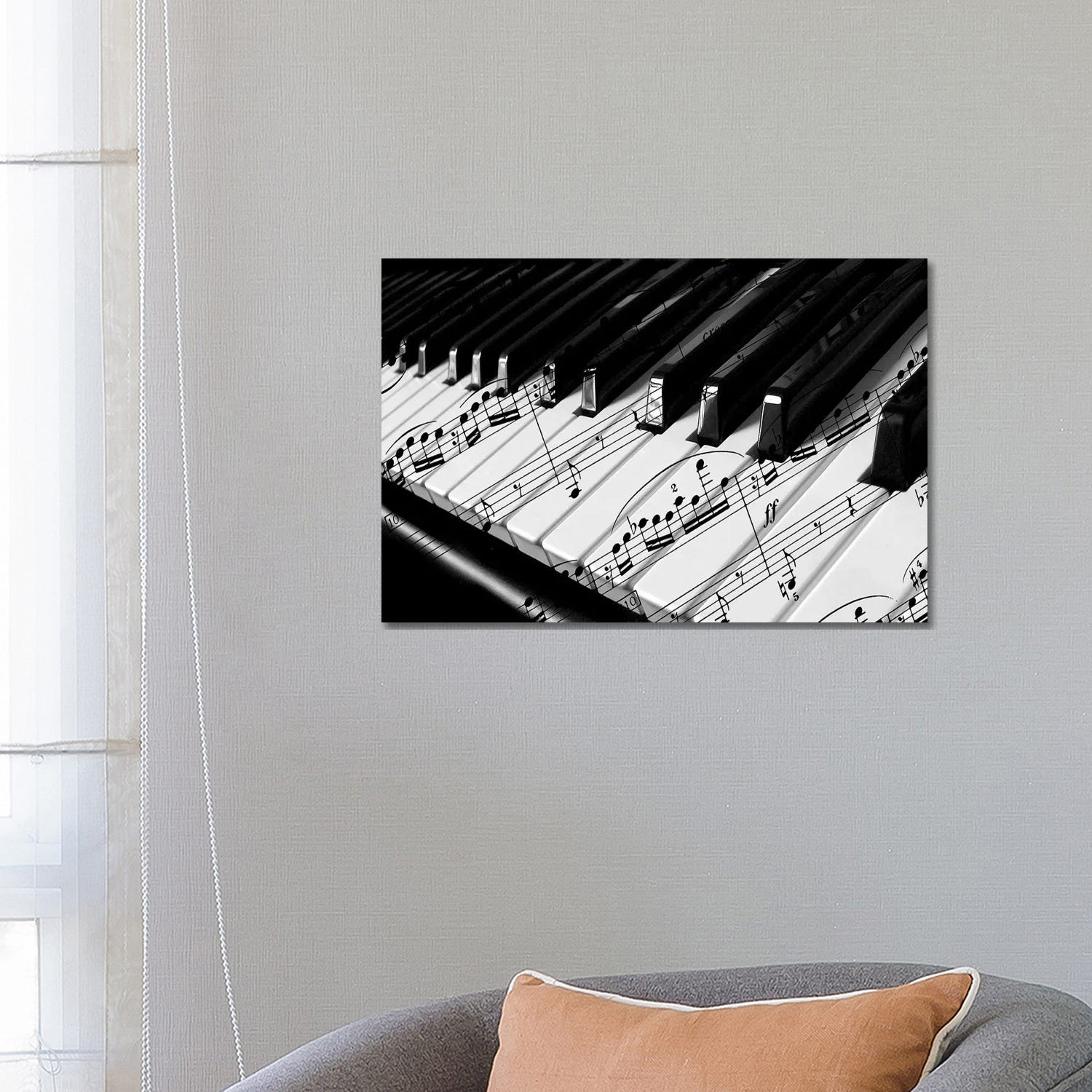 Latitude Run® Piano Print On Acrylic Glass | Wayfair
