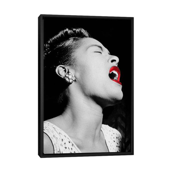 East Urban Home Billie Holiday Color Pop - Wrapped Canvas Photograph ...