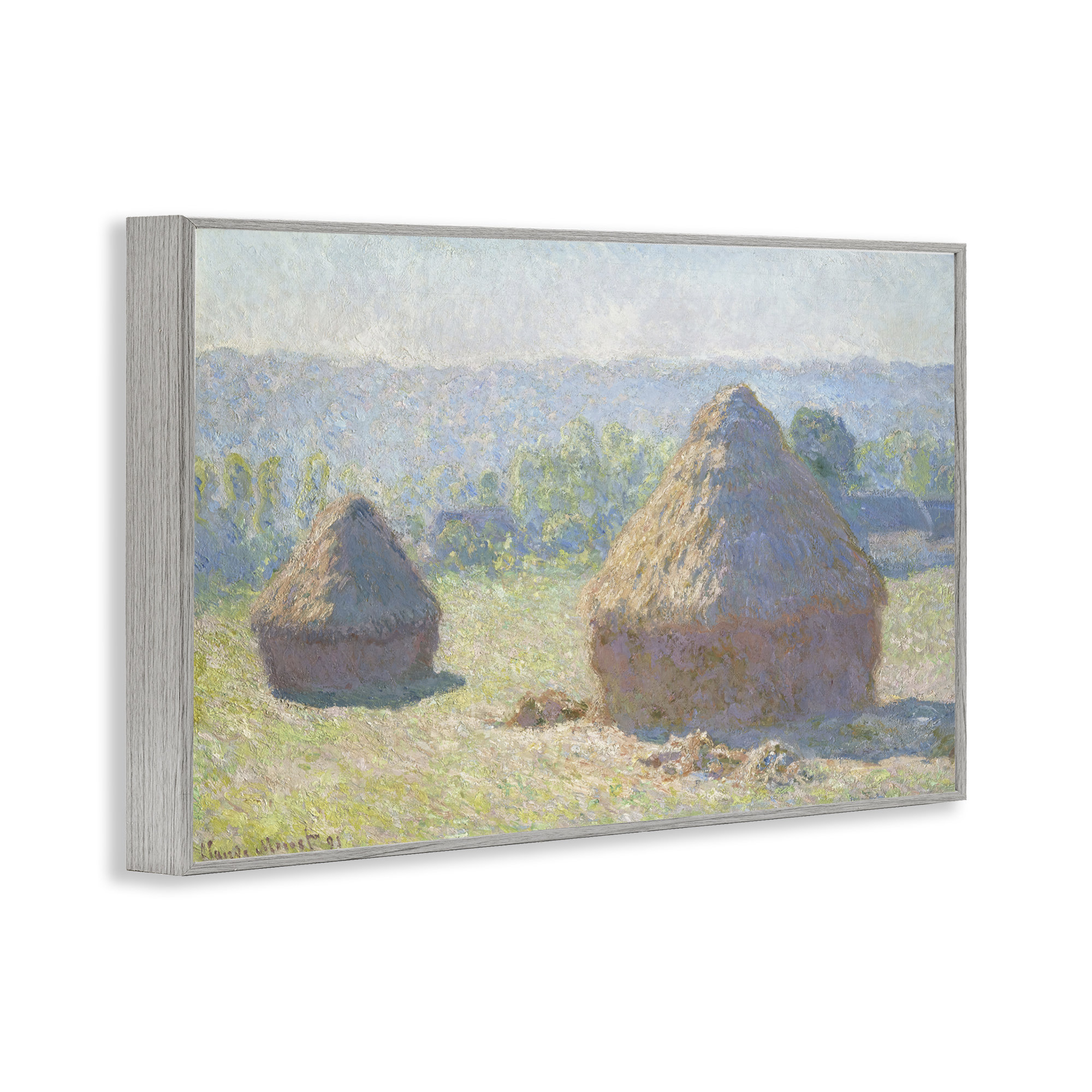 Fleur De Lis Living Classic End Of Summer Haystacks Giclee Art by one1000paintings - Wayfair Canada