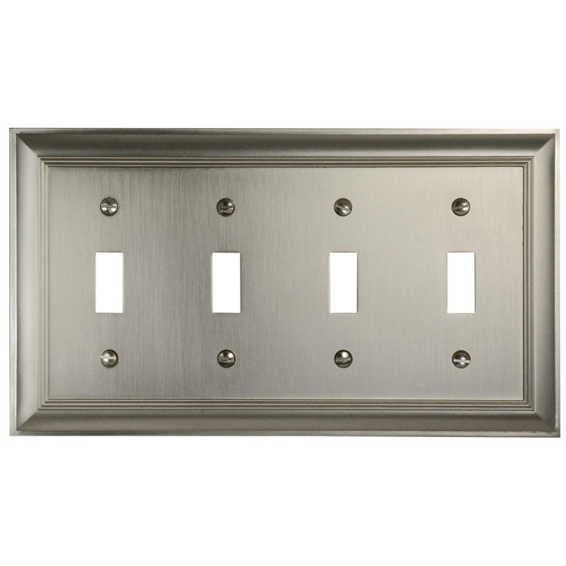 CKP Impressions 4-Gang Toggle Light Switch Wall Plate & Reviews | Wayfair