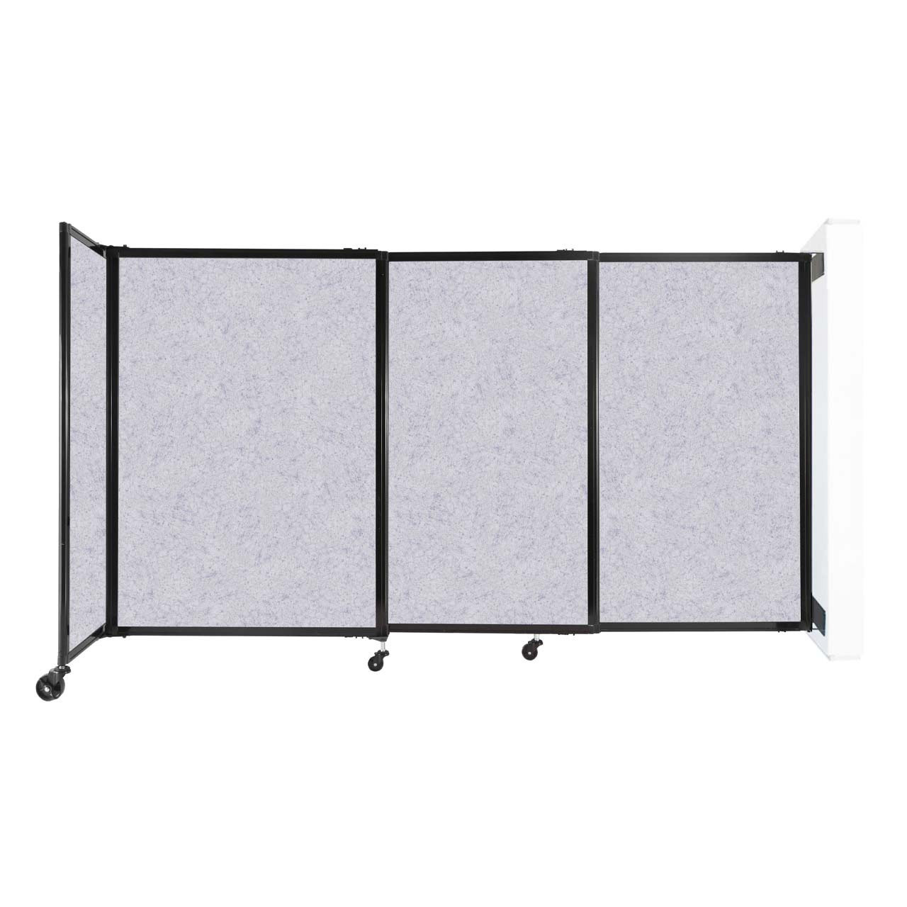 Versare 4' Tall Soundsorb Wall-Mounted Room Divider 360 Portable Wall ...