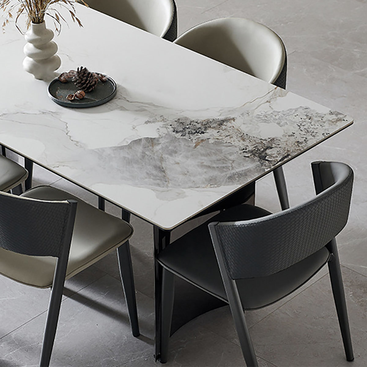 Zhang's SereneLodge Modern Simplistic Rock Slab Dining Table | Wayfair