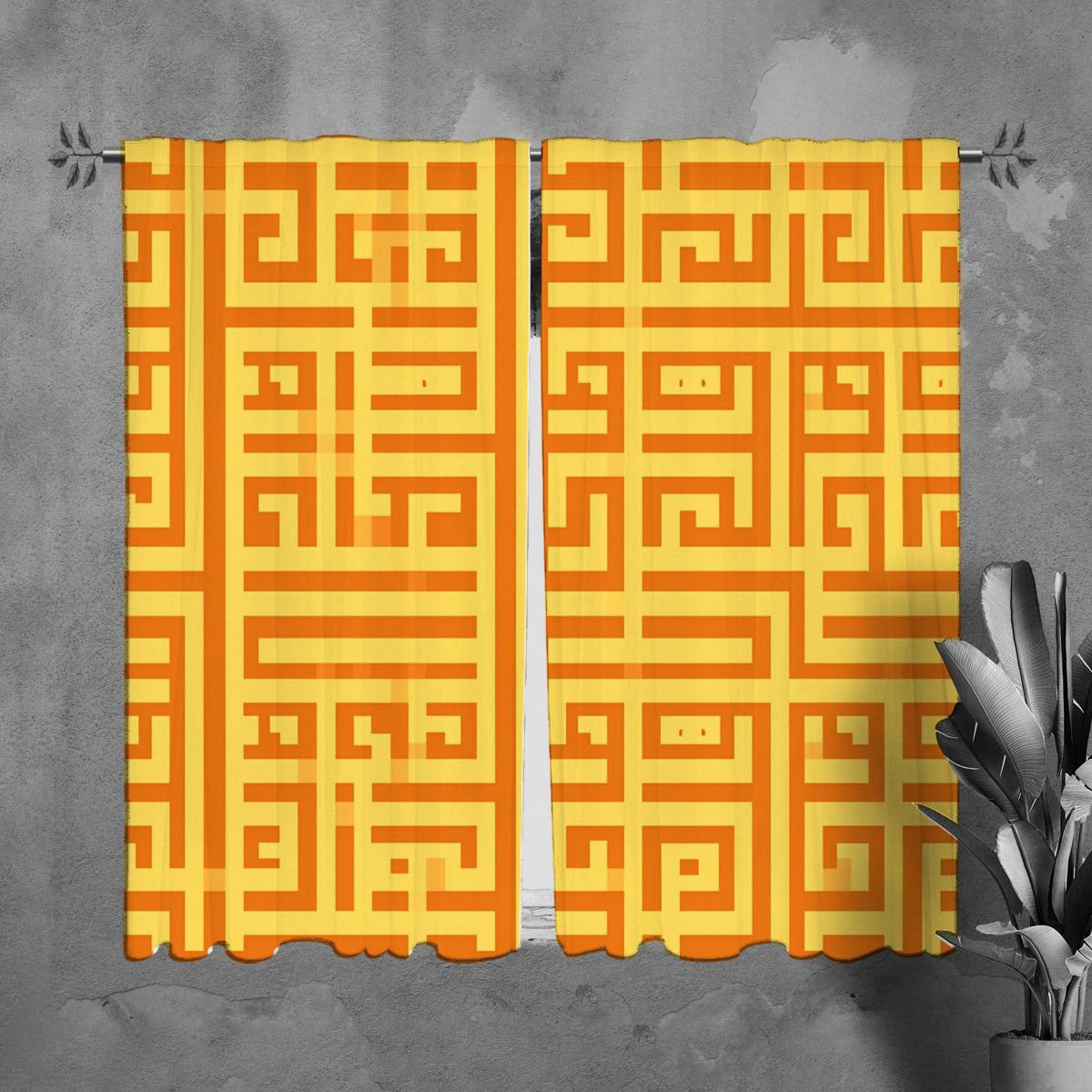 East Urban Home Sunveer Polyester Room Darkening Curtain Pair | Wayfair
